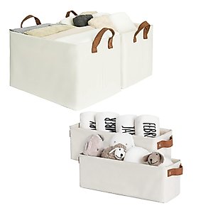 StorageWorks Storage Bins for Shelves and Narrow Storage Bins, Small baskets for Organizing