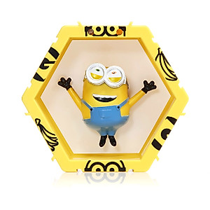 PODS Minions Collection The Rise of Gru - Bob | Character Light-Up Bobble-Head Figure | Official Minion Collectable Toys & Gifts | Number 122 in Series