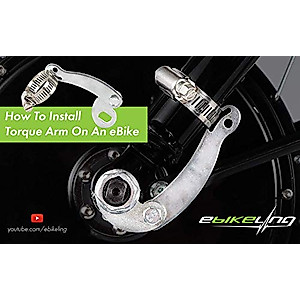 EBIKELING Universal Torque Arm Conversion Kits for Electric Bicycle, EBike Front or Rear Hub Motors and Mid Drive e-Bike Tool for Maintenance, 6 pc Ebike Accessories