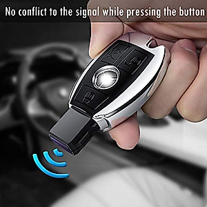 COMPONALL for Mercedes Benz Key Fob Cover, Key Fob Case for Mercedes Benz C E M S CLS CLK GLK GLC G Class Premium Soft TPU