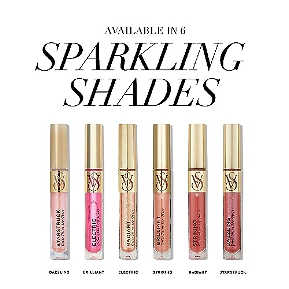 Victoria's Secret Color Shine Lip Gloss in Starstruck, Nourishing Lip Gloss for Women with Jojoba Oil & Vitamin E, Color Gloss