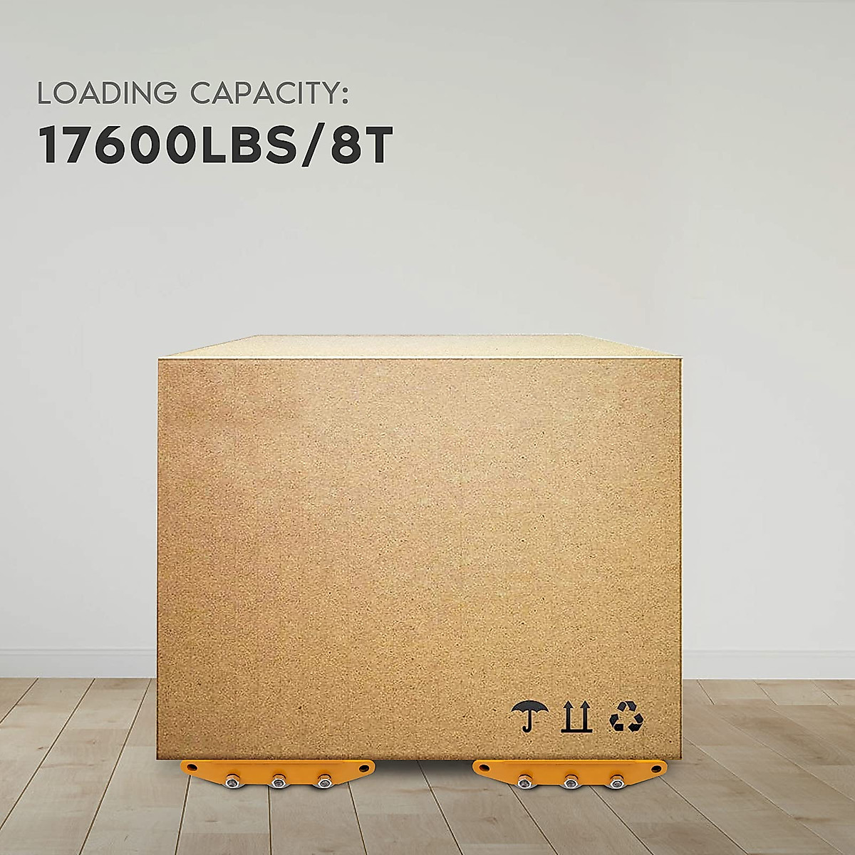 XCFDP Machine Skates, 8T Machinery Skate Dolly, 17600lbs Machinery Moving Skate, Machinery Mover Skate with 360° Rotation Cap, Heavy Duty Machine Dolly Skate for Industrial Moving Equipment,1pc