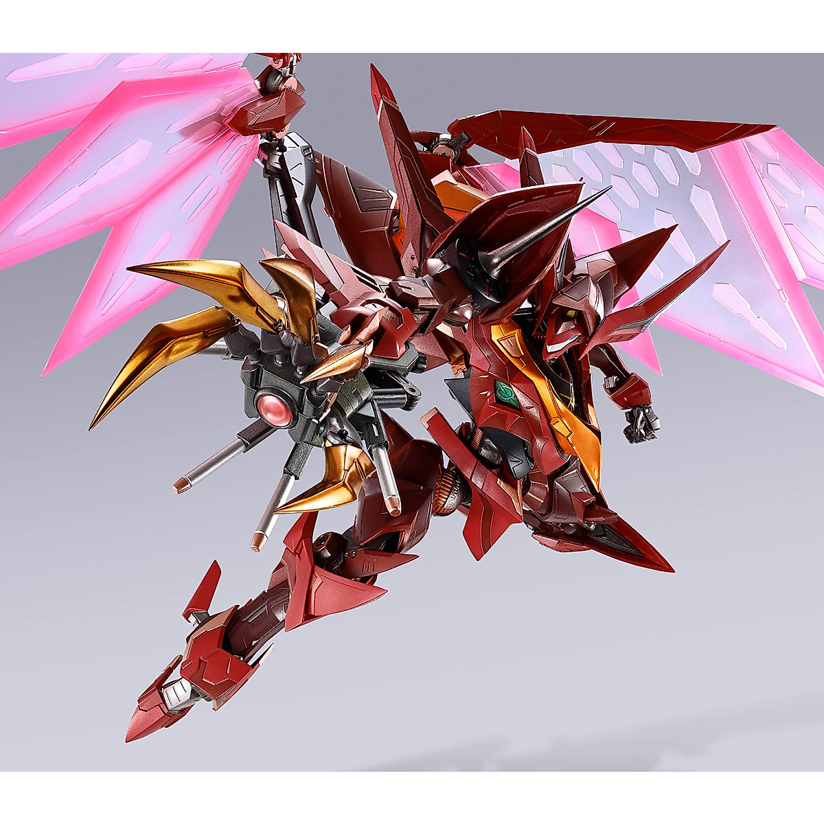 TAMASHII NATIONS - Code Geass: Lelouch of The Rebellion - R2 Seiten - Guren Type-08 Elements, Bandai Spirits Metal Build Dragon Scale Collectible
