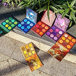 Docolor Eyeshadow Palette 54 Colors Gemstone Eye Shadow Palette Highly Pigmented Mattes Glitter Shimmers Naked Smokey Cream Powder Blendable Long Lasting Waterproof Colorful Professional Makeup Palette