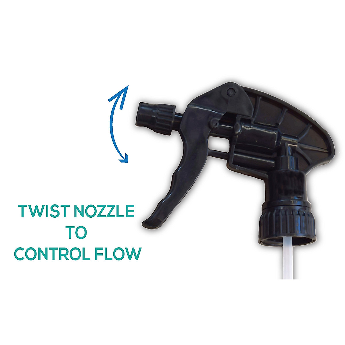 Hydrogen Peroxide Spray Bottles - UV Light Blocking - Opaque Black Spray Large - Cleaning & Plant Solutions - Chemical Resistant - Extra Large 32 oz - Leak Resistant - Car Detailing - Janitorial