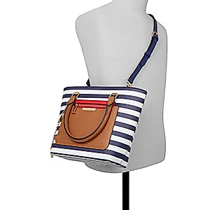 ALDO Women's Perimma Tote Bag, Navy Multi