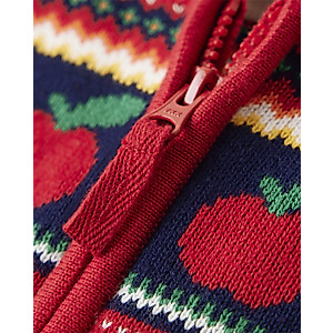 Gymboree,and Toddler Long Sleeve Zip Up Hoodie,Apple,18-24 Months