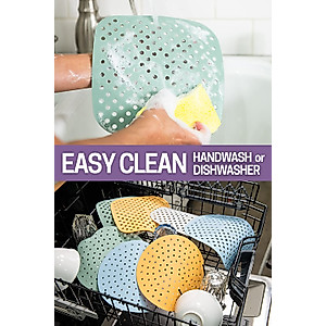 Air Fryer Silicone Liners, Non-Stick, Easy Clean, Reusable Air Fryer Liner Mats Accessories 8.5” SQUARE (2-Pack) “JUNIPER” Fits most air fryer models