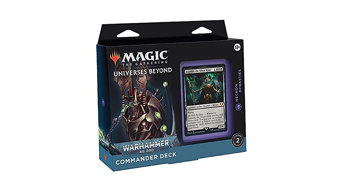 Warhammer 40,000 Commander Deck – Necron Dynasties | Magic: The Gathering