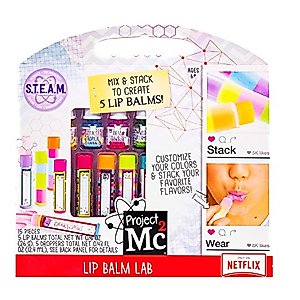 Project MC2 Create Your Own Lip Balm Lab, At-Home STEM Kits For Kids Age 6 And Up, Makeup Kits, DIY Lip Balm, Activities for Birthday Parties, Sleepovers