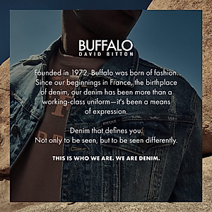 Buffalo David Bitton mens Short Sleeve Kasum Henley Shirt, Ardent, Medium US