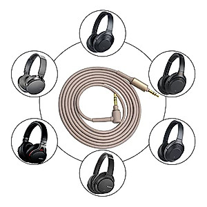 Replacement Audio WH-1000xm4 Headphone Cable Cord Compatible with Sony WH-1000xm5 WH-1000xm4 MDR-XB950BT MDR-1000X WH-1000XM2 WH-1000xm3 WH-CH700N MDR-100ABN MDR-1A MDR-1ADAC Headphones and More