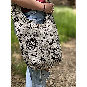 Original Collections Celestial Cross Body Shoulder Bag Purse in Gray