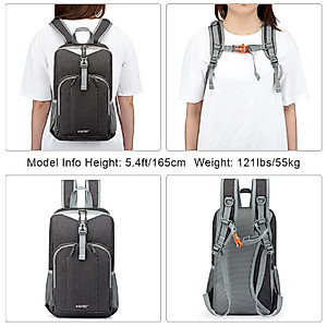 G4Free Lightweight Packable Hiking Daypacks 11L + Mini 10L Hiking Backpack Small Cycling Backpack For Outdoor