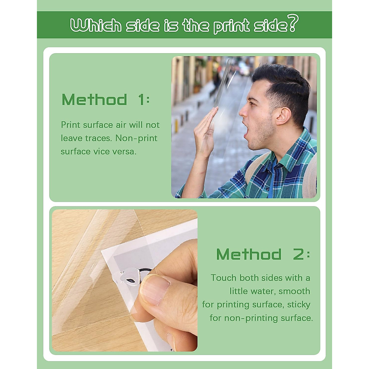 Transparency Film for Inkjet Printers 30 Sheets Transparency Paper Sheets for Overhead Projector 100% Clear 8.5 x 11 Inches