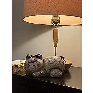 Unido Box Resin Resting Cat Statue, Garden Stone - Perfect for Garden Accent and Home Décor