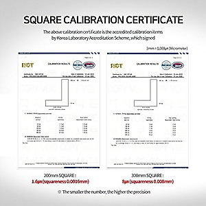 Woodraphic Precision Square 8-inch Guaranteed T Measurements Ruler for Measuring and Marking Woodworking Carpenters - Aluminum Steel Framing Professional Carpentry Use