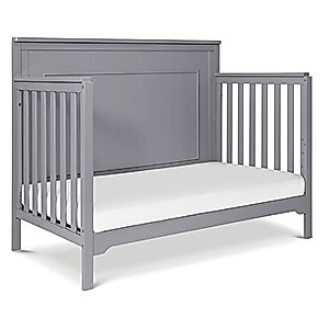 Carter's by Davinci Dakota 4-in-1 Convertible Crib in Grey, Greenguard Gold Certified