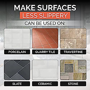 Stone Grip Industrial (Gallon) Non-Slip Floor Treatment for Tile and Stone to Prevent Slippery Floors. Indoor/Outdoor, Residential/Commercial, Works in Minutes for Increased Traction