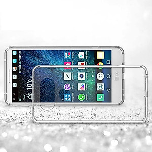 Clear Case Compatible with LG V20 Model - Skin Scratch Resistant Drop-Proof Protective Hybrid