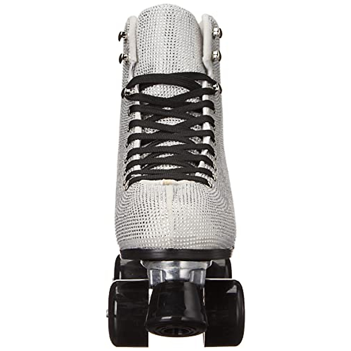 YOKI Women's Classic High-top Rink Roller Skates for Beginners Indoor/Outdoor use Bling Size 9