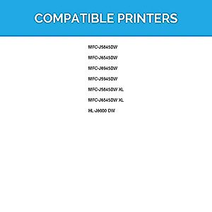 LD Compatible Ink Cartridge Replacements for Brother LC3039BK Ultra High Yield (Black, 3-Pack)