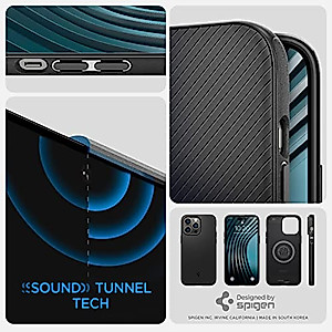 Spigen Mag Armor MagFit Bumper Case for iPhone 14 Pro Max (2022) - Matte Black, Compatible with MagSafe