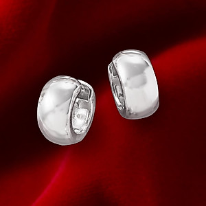 Ross-Simons Italian Sterling Silver Huggie Hoop Earrings