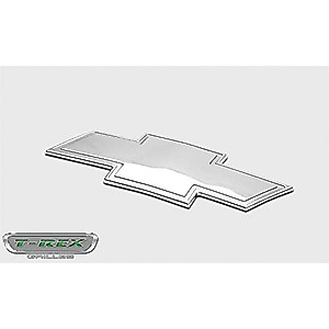 2007-2013 Silverado 1500, 07-10 HD Front Bowtie with Border, Polished, 1 Pc, Bolt-On - PN #19110