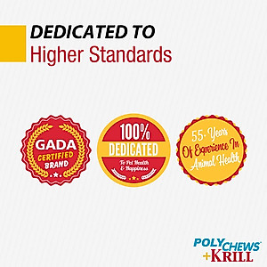 Polychews Bimeda Advanced Formula with Krill and Beta Glucans, Soft Chews for Joint Support and Overall Health, 120ct
