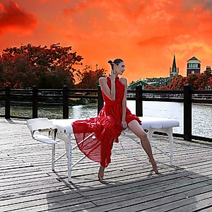 Master Massage 31" Montclair Pro Portable Massage Table Package, Memory Foam Cushioning, Reiki Panels, Shiatsu Cable Release- Tattoo Table, Spa Bed, Facial Bed