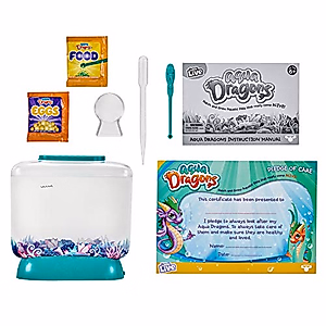 Little Live Aqua Dragons - Deep Sea Habitat - LED Light Up Tank Hatch and Grow Aquatic Pets