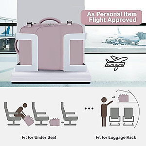 Sinaliy Travel laptop Backpack for Women, Personal Item Size Flight Approved, 16 Inch Laptop Bag with Multi-Pockets, College Computer Bag, Waterproof Carry On Backpack Casual Daypack Backpack