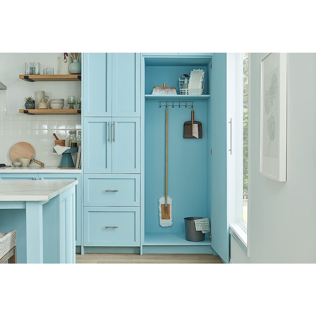 ClosetMaid Household Hang Up Wall Mounted Hook Rack, 5.8 x 18.4 x 3.8 inches, Silver