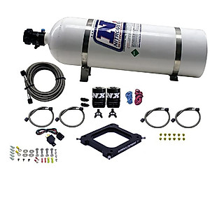Nitrous Express - 4500 Assassin Plate Stage 6 Nitrous Kit (50-300HP) w/15lb Bottle (67070-15)