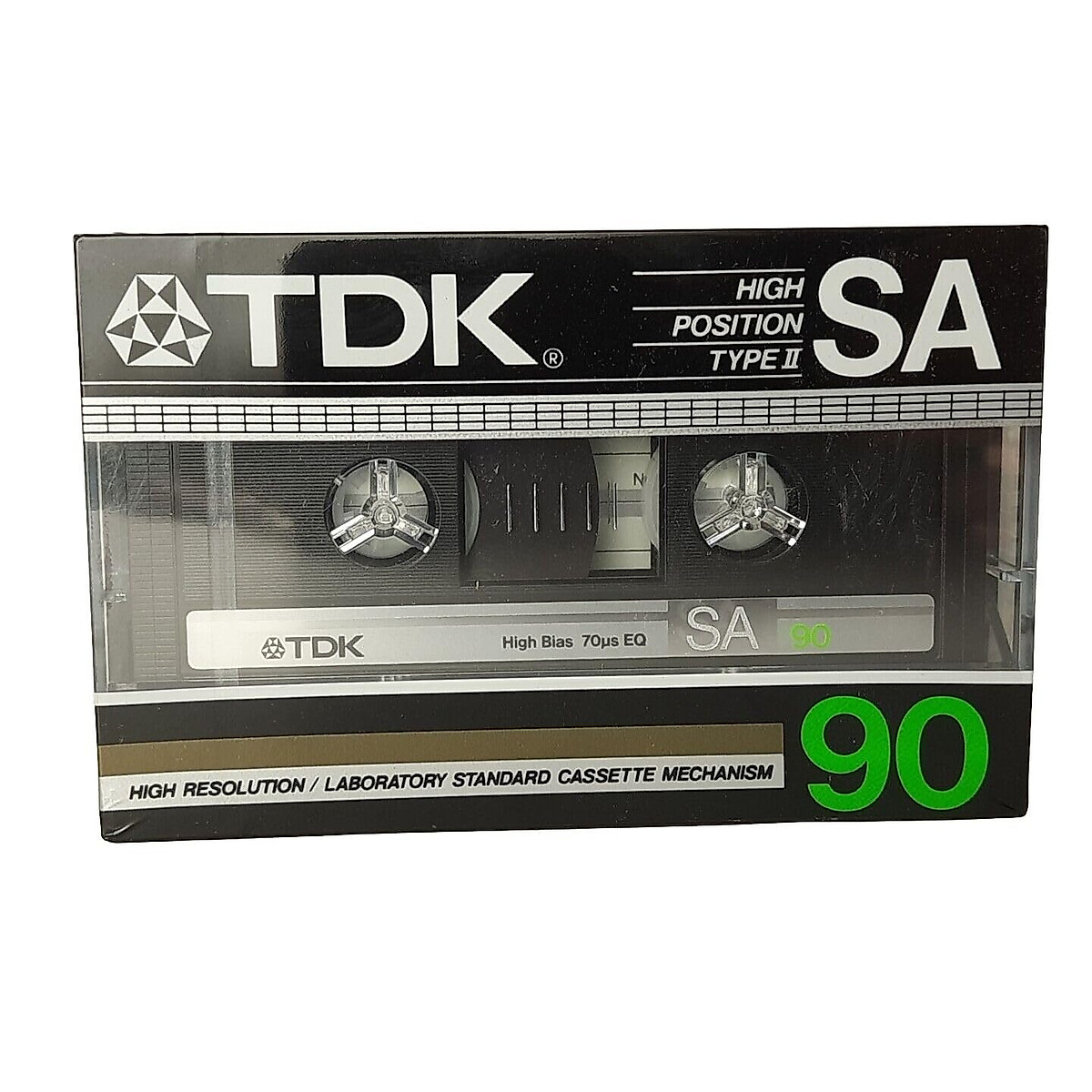 TDK SA 90 minute Super High Resolution Type II Audio Cassette Tape