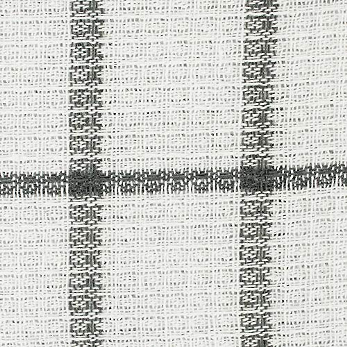 DII Scrubber Dishcloths Collection Windowpane Dishrag Set, 12x12, White/Gray Stripe, 6 Piece