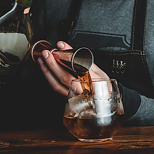 WSERE Cocktail Jigger, Set of 3 Stainless Steel Double Jiggers Bar Jigger Set, 1 & 2 oz - 3/4 & 1 1/2 oz - 1/2 & 1 Oz Double Sided Silver Jigger