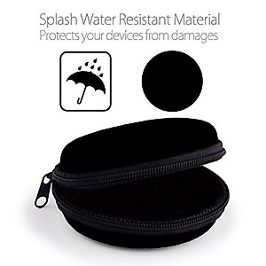 Earphone Case MAS CARNEY Headphone Earbud Hard Protective Carrying Case Bag