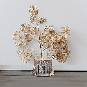 VOSAREA Flowerpot Miniture Decoration Indoor Pots for Plants Indoor Bonsai Resin Flower Planter Cactus Plant Holder Succulent Bonsai Pot Small Succulent Plant Pot Succulent Cactus Pot Bud