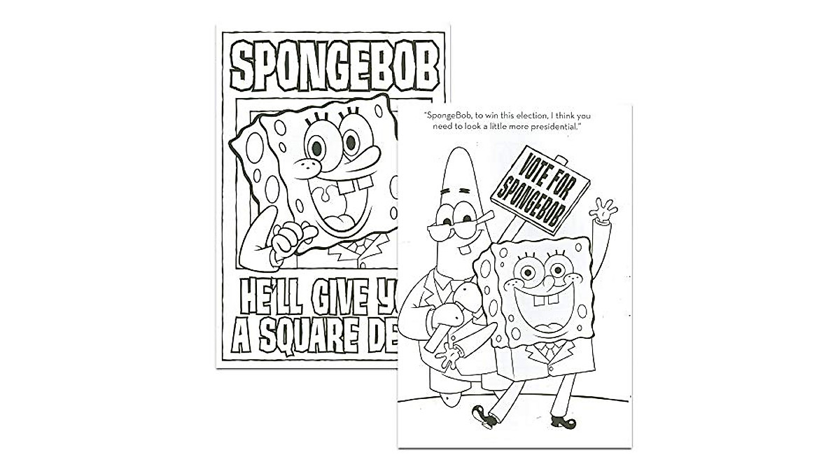 SpongeBob Coloring Activity Book Set with Stickers
