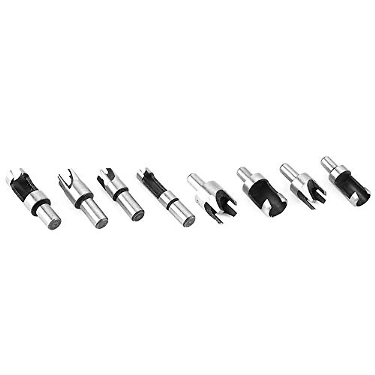 8pcs Wood Plug Cutter Carbon Steel Woodworking Hole Cutting Tool Drill Bit Set Woodworking DIY Electrical Tool