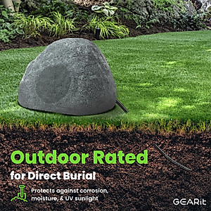 GearIT 14/2 Speaker Wire (100 Feet) 14AWG Gauge - Outdoor Direct Burial in Ground/in Wall / CL3 CL2 Rated / 2 Conductors - OFC Oxygen-Free Copper, Black 100ft