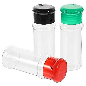 Salt Shaker 15pcs Salt and Pepper Shaker Empty Condiment Dispenser Kitchen Seasoning Bottle Container with Sifter Cap for Home Restaurant Salt and Pepper Shakers