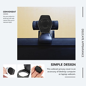 Mobestech 4pcs Camera Privacy Cover Camera Covers Camera Cases Webcam Lens Cover Webcam Privacy Web Camera Cover Webcam Cover Slide Privacy Protector Slider Abs Notebook Computer