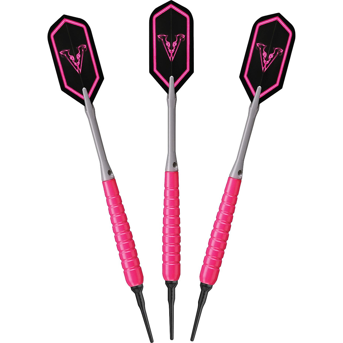 Viper V Glo Soft Tip Darts, Pink/Grey, 18 Grams