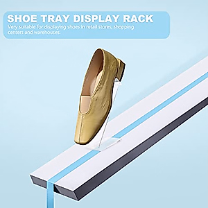 Baluue Acrylic Shoes Display Stand Shoe Display Insert 2pcs Shopping Mall Sandal Flat Shoe Sneaker Rack for Store Display Shoe Floating Display