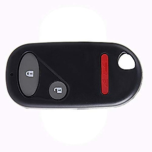 OCPTY 1 X Flip Keyless Entry Remote Control Key Fob Transmitter for 2002-2010 for Honda for Civic for Honda for CR-V for Honda for Element OUCG8D344HA 0UCG8D-344HA G8D344HA 3 Buttons