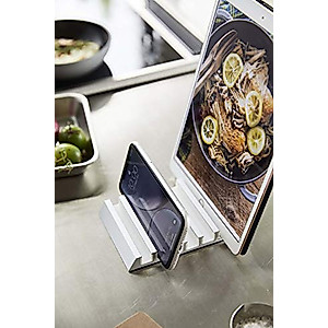 Yamazaki Multi Device Home Phone and Tablet Stand, One Size, White