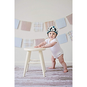 SafeheadBABY Award-Winning Infant Safety Helmet Baby Helmet for Crawling Walking Ultra-Lightweight Baby Head Protector Expandable and Breathable Toddler Head Protection Helmets - Dalmatian Blue